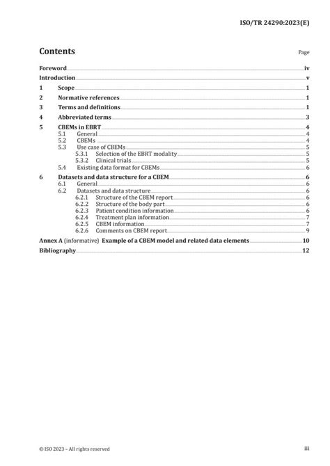 ISO TR 24290 2023 Health Informatics Datasets And Data Structure For Clinical And Biological