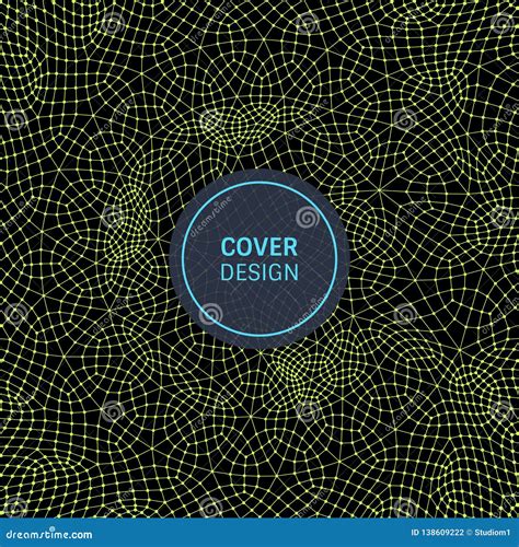 Lattice Structure Science Or Technology Background Graphic Design 3d Grid Surface Stock