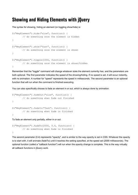 Jquery Tutorial Beginners Pdf