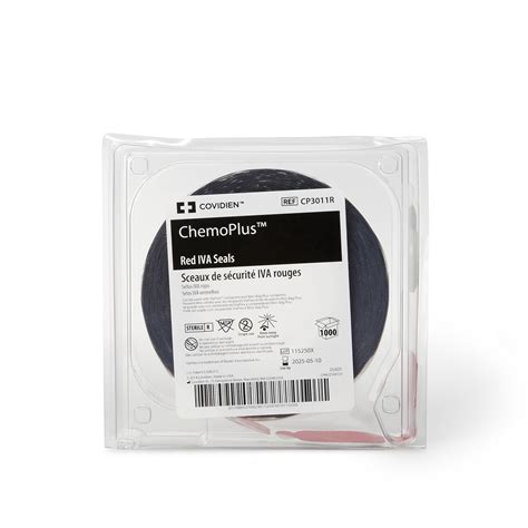 Chemoplus™ Iva Security Seal Red Sterile 379838bx 1000bx