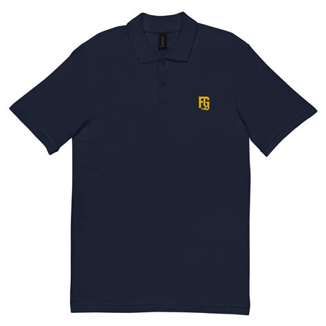 Unisex Pique Fg Polo Shirt Etsy