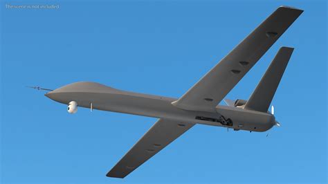 Surveillance Uav Flight 3d Model 89 Obj Lxo Ma Max Fbx C4d