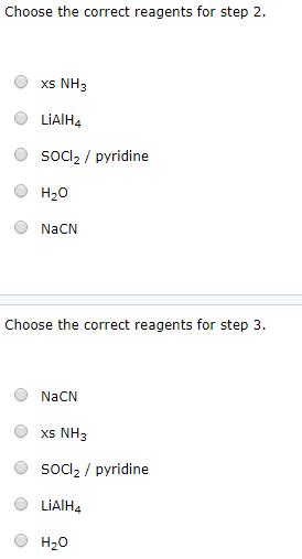 Solved Testbank Question 054 Provide The Reagents Necessary
