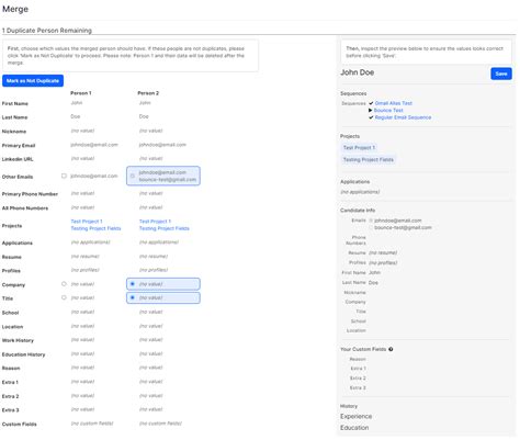 Merging Duplicate Gem Profiles Gem