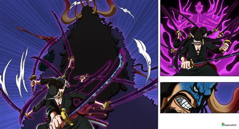 Zoro Ashura Vs Kaido One Piece 1010 V2 By Raphaeldslt On Deviantart
