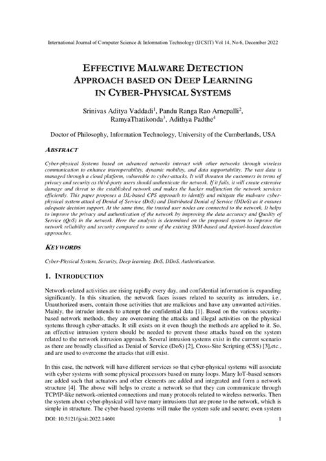 Pdf Effective Malware Detection Approach Based On Deep Learning In Cyber Physical Systems