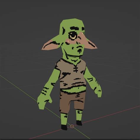 Low Poly Goblin Character