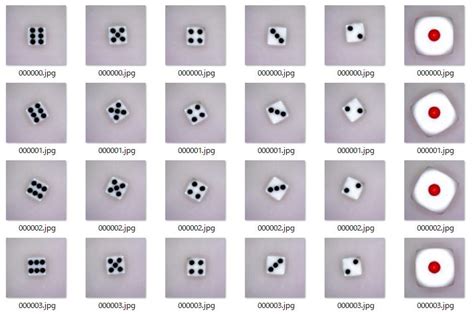 Github Tomitomi Dicerecognitiondatasetforml Dice Datasets For
