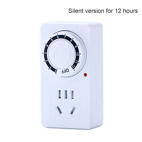 12 24 Hour Segment Timer Switch Energy Saver Plug Vicedeal