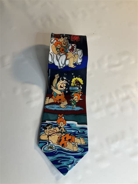 The Flintstones 1993 Hanna Barbera Fred Pebbles Neckt… Gem