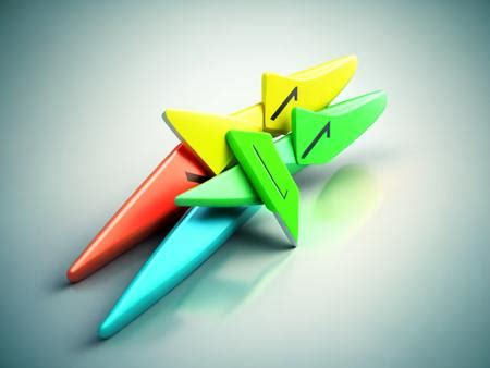 A Group Of Colorful Arrows Pointing In Different Directions Image Design ID
