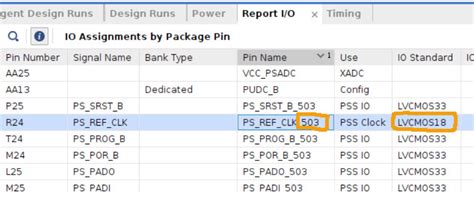 Zynq Ultrascale Mpsoc Vivado 20212 Psrefclk Iostandard Reports In Bank0 Instead Of Bank3