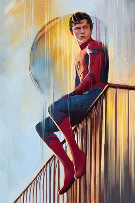 Tom Holland Spider Man Fan Art Sarah Lal Artofit