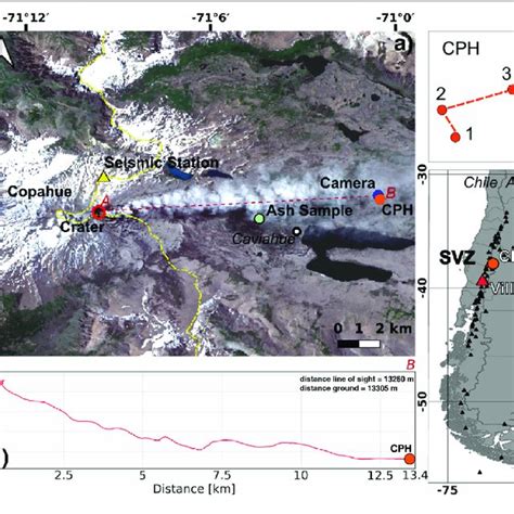 A Map Showing The Locations Of The Infrasonic Array Cph Orange