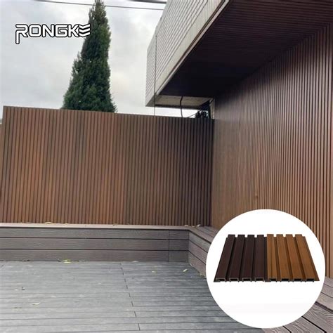 Co Extrusion Exterior Decoration Wood Plastic Composite Cladding Panel China Wpc Wall Cladding
