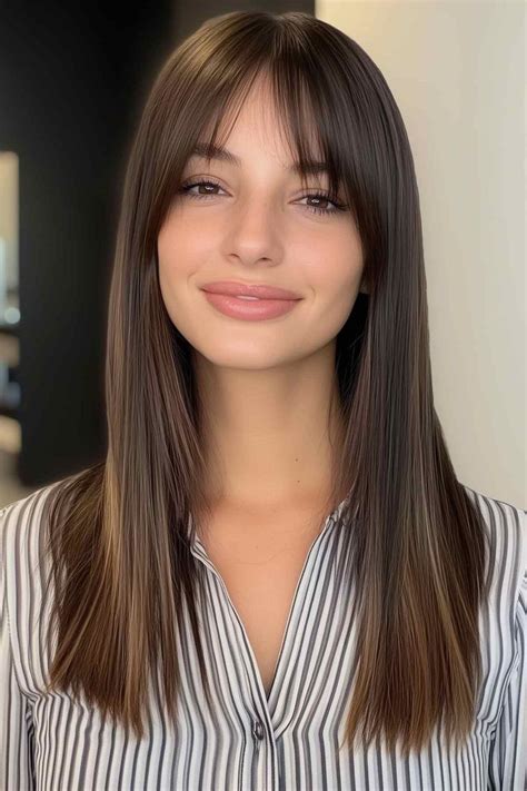 25 Women Prove Curtain Bangs Are Still Trendy In 2025 Long Hair With