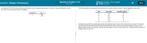 Solved A ﻿using The Fcfs First Come First Served