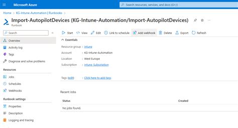 automate autopilot uploads with azure automation runbooks mike s mdm blog