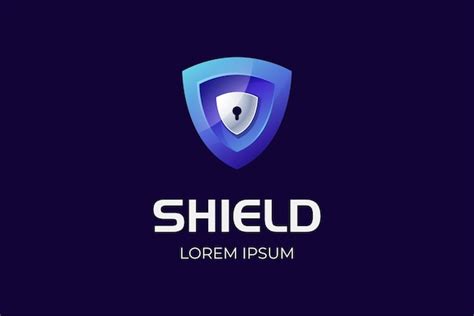 Premium Vector Cyber Defense Shield Logo For Internet Data Security Design