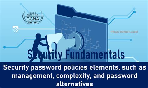 security password policies elements such as management complexity