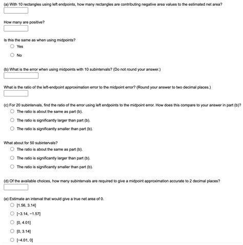 Answered What Is The Error When Using Midpoints Bartleby