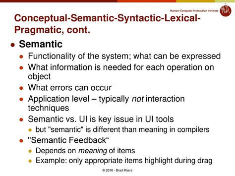 Lecture 10 Formal Models And Design Spaces For Interaction Techniques