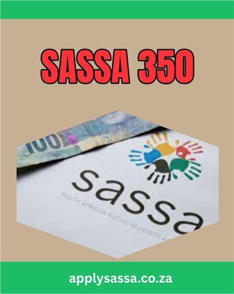 Sassa 350 Sassa Grant 2025