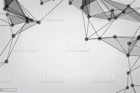 추상 낮은 폴리 라인 메쉬 흰색 점과 선을 연결하는 배경 기술 0명에 대한 스톡 벡터 아트 및 기타 이미지 0명 과학 낮음 Istock