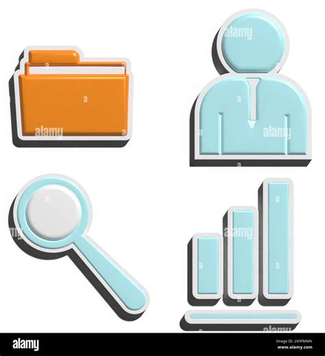 Yellow Folder Magnifying Glass And Inspector Document Control Concept
