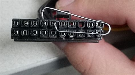 How To Test A Psu With A Paperclip