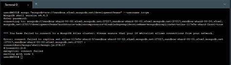 I Cant Complete The Lab At The End Of Chapter One M001 Mongodb