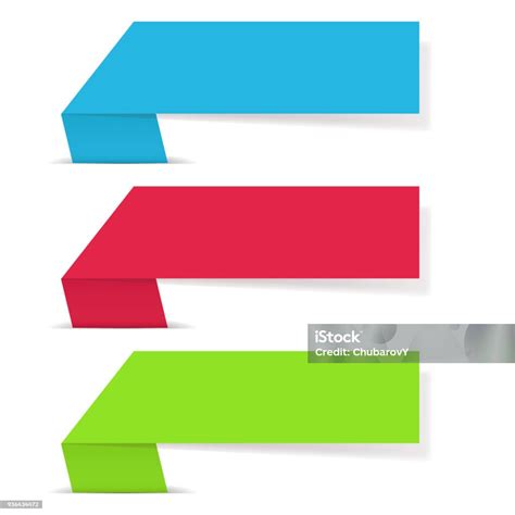 종이 접기 종이 라벨 흰색 배경에 고립 헝 클 어진된 색된 요소 0명에 대한 스톡 벡터 아트 및 기타 이미지 0명 3차원 형태 개념 Istock