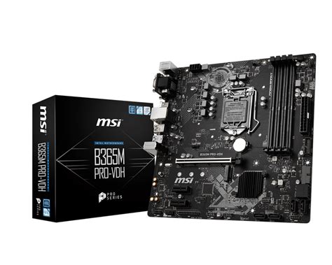 B M Pro Vdh Motherboard Msi Global