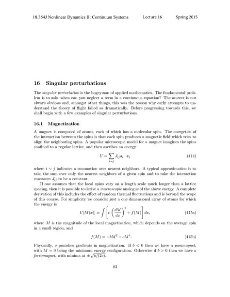 singular perturbations pdf 16 singular perturbations thesingular