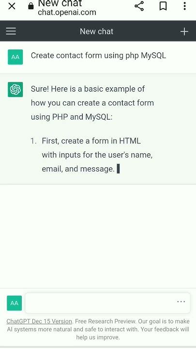 Create Contact Form Using Php Mysql Youtube