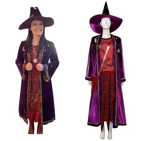 Halloweentown Marnie Piper Cosplay Costume Dress Hat Bag Outfits