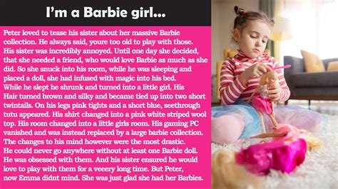Im A Barbie Girl Tg Ar Caption By Dhmnew On Deviantart