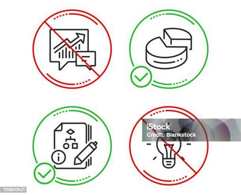 원형 차트 회계 및 알고리즘 아이콘 이 설정됩니다 아이디어 기호입니다 3d 그래프 수요와 공급 프로젝트 전구 벡터 고급에 대한