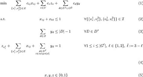initial ilp formulation download scientific diagram