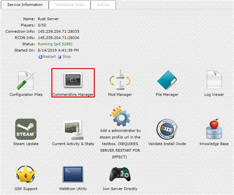 How To Use The Commandline Manager Gameserverkings