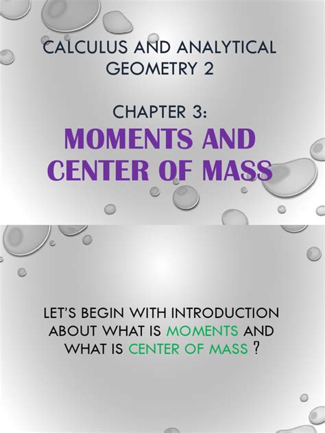 Ea101 L3 Center Of Mass Pdf Torque Cartesian Coordinate System