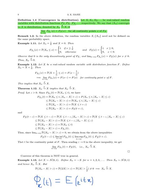 Lec 3 Pdf Continuous Function Distribution Mathematics