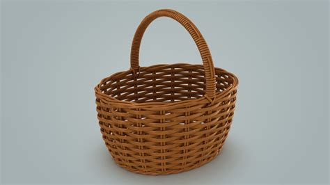 고리버들 바구니 체리 3d 모델 29 Obj 3ds Fbx Max Free3d