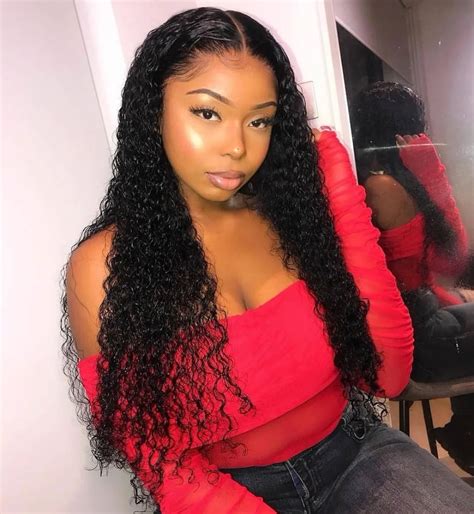 Lace Front Human Hair Wigs For Black Women Remy Brazilian Full Curly