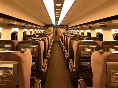 Bullet Train Interior First Class