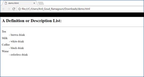 Html Agr Blog Class 10 How To Create Definition Or Description