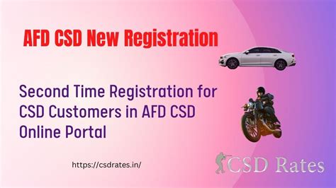 Afd Csd Online New Registration 2023 Afd Csd Canteen New Registration 2023