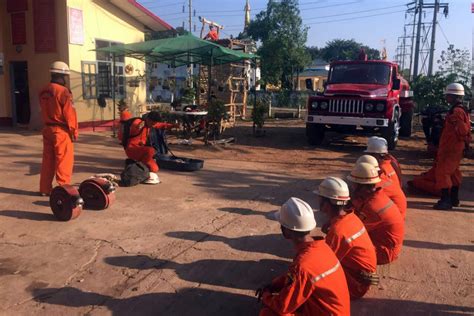 သဘာဝဘေးအန္တရာယ်နှင့် မီးဘေးအန္တရာယ် ကျရောက်လာပါက လျင်မြန်စွာတုံ့ပြန်နိုင်ရေး လေ့ကျင့်ဆောင်ရွက