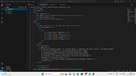 Lalitha Rani U On Linkedin Webdevelopment Internship Html Css Js Codsoft
