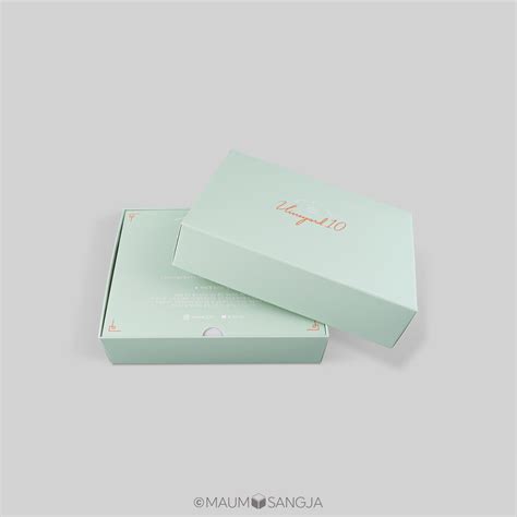 수제쌀케이크 디저트 포장박스 패키지제작 리뷰 민트 오렌지 팬톤컬러 인쇄 상하조립상자and유산지and종이트레이용기 네이버 블로그